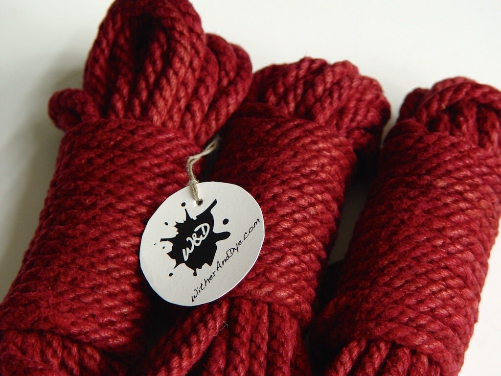 Red Hemp Rope Kit BDSM Restraint