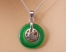 Unique jade luck pendant related items | Etsy