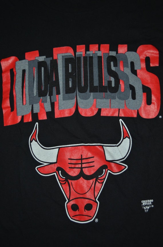 Vintage 90s CHICAGO BULLS Da Bulls NBA Basketball by OldSchoolZone
