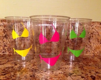 Pool party cups | Etsy