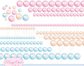 Popular items for pearl border on Etsy