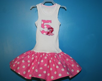 Pinkie Pie "My Little Pony" size 5 with Birthday Number Dress, (24 ...