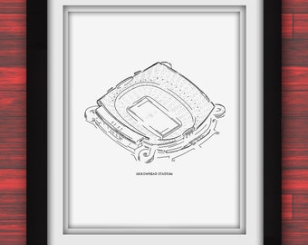 Arrowhead stadium | Etsy