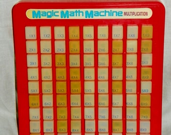 Vintage 1988 MagicMath Magic Math Machine Multiplication Educational ...