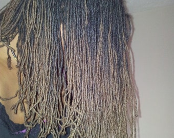 Sisterlock Style Dreadlock Extensions Human Hair Micro (PAK OF 10)