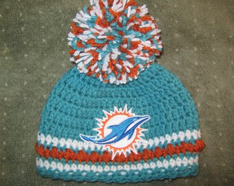 Miami dolphins hat | Etsy