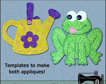 Vacation Applique Templates Travel Applique by ShersPatternShop