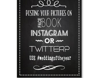 Popular items for hashtag sign on Etsy