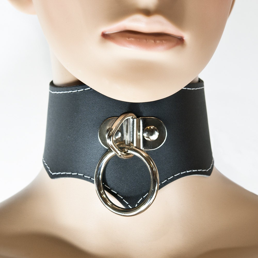 Leather Posture Choker/Collar necklace Gothic steam punk