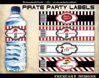 Popular items for pirate label on Etsy