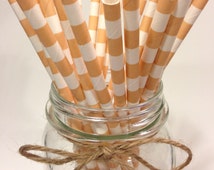 Unique peach paper straws related items | Etsy
