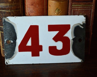 Popular items for number 43 on Etsy