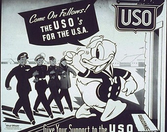 Donald duck poster | Etsy