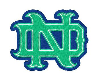 Notre Dame Logo Embroidery Design - Instant Download