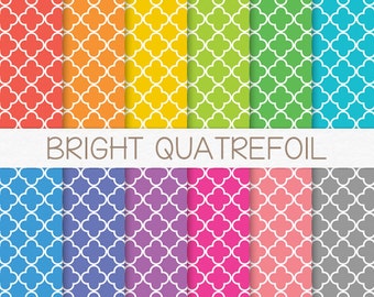 Popular items for quatrefoil paper on Etsy