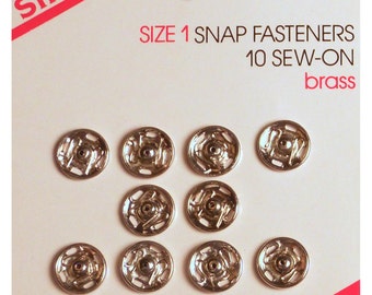 Popular items for sew on snaps on Etsy