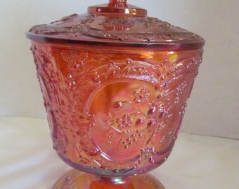 Fenton candy dish | Etsy