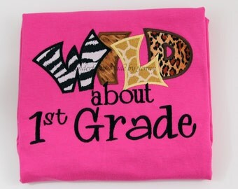 Items similar to Wild about First Grade Shirt Teachers on Etsy