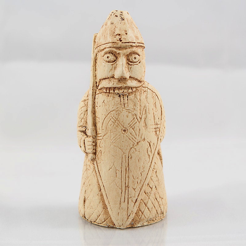 RARE Berserker Isle of Lewis Chessmen Chess Piece