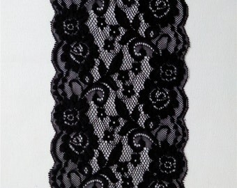 Wide lace trim | Etsy