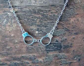 Handcuff Necklace, Fun and Trendy Necklace