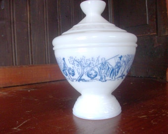 Belgium milk glass | Etsy