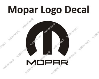 Mopar Dodge Chrysler Logo Decal Sticker