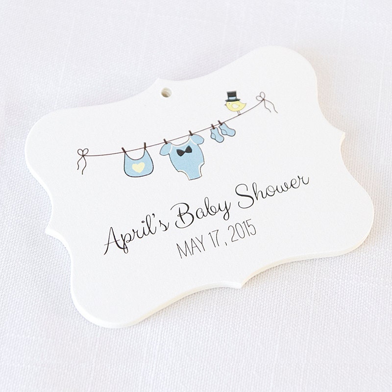 Baby Shower Tags Baby Shower Tags Baby Boy by OrangeUmbrellaCo