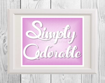 Popular items for simply adorable on Etsy