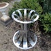 Vintage mid century chrome table base