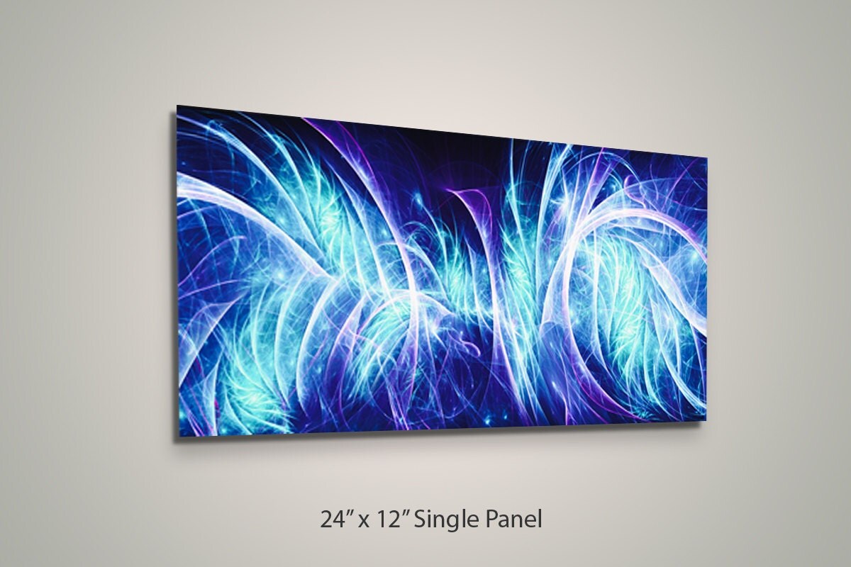 Electric Wave Modern Metal Wall Art Sculpture for by LuxWallArt