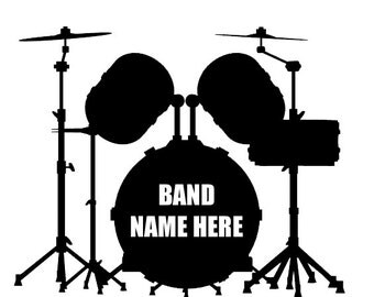 Drum decal | Etsy