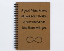 Popular items for best friend journal on Etsy