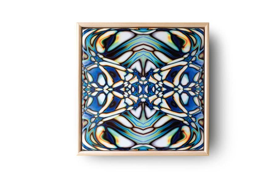 Ceramic Tile Wall Art a framed abstract art nouveau