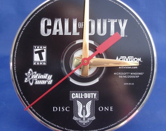 CALL of DUTY Game CD Desk Clock