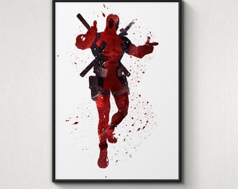 Popular items for deadpool posters on Etsy