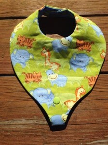 Jungle Safari Paci/Teether Bib