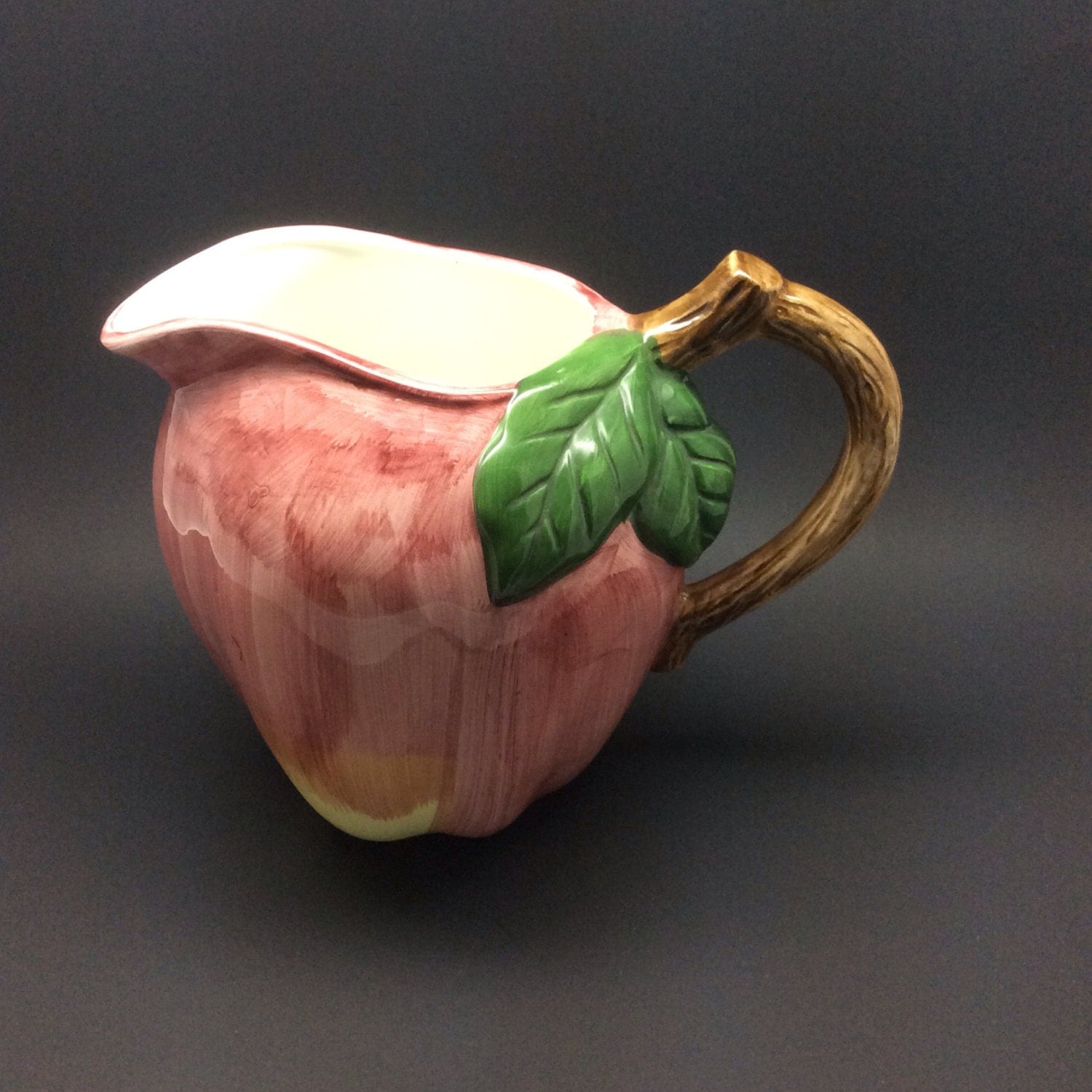 Vintage Apple Pitcher or Pourer – Small Red Figural Apple – Haute Juice