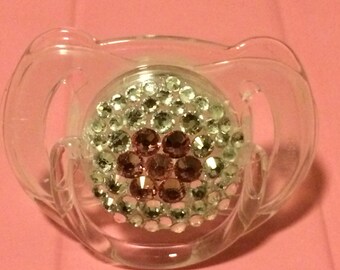 Popular items for bedazzled pacifier on Etsy
