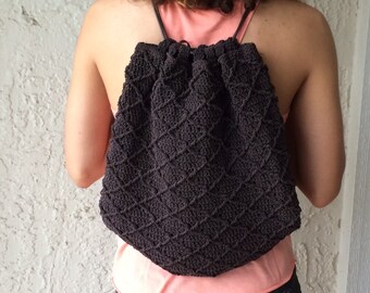 Popular items for knit backpack on Etsy