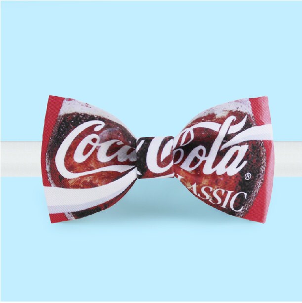 Coca Cola Bow Tie Red Bowtie Classic Bowtie Adjustable
