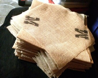 Burlap Centerpiece Table Mat