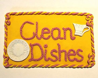 Dishwasher sign | Etsy