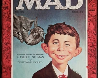MAD Magazine #30 (1956) First Alfred E. Neuman cover