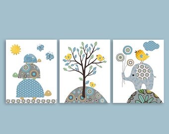 Baby boy nursery art print, kids art, nursery art, children wall art ...