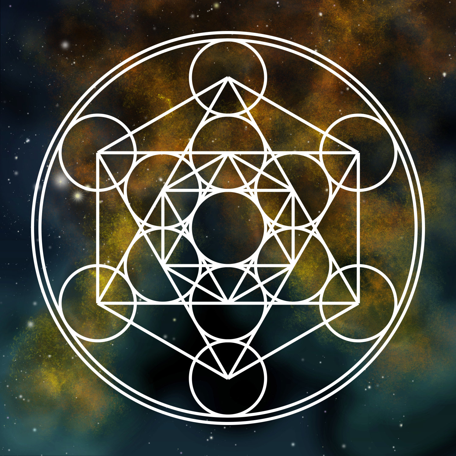 Octahedron Sacred Geometry Canvas Print by SoulsLoveStars on Etsy