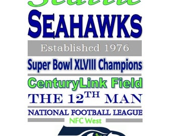 Popular items for seahawks printables on Etsy