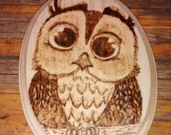 Popular items for owl wood burning on Etsy