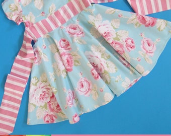 The Perfect A Line Dress pattern Baby and Toddler by tiedyediva