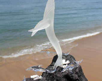 Leafy Sea Dragon glass sculpture by MauiGreenstone on Etsy